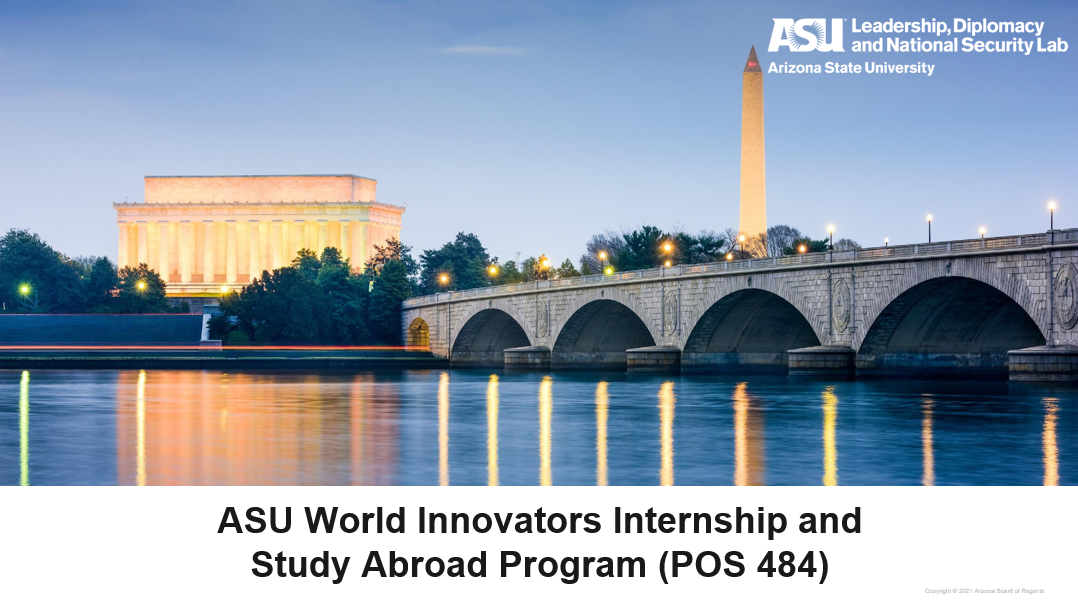 Asu World Innovators Awi Study Abroad Program Leadership Diplomacy